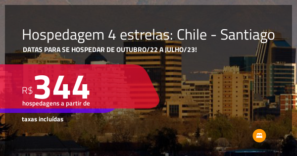 Hospedagem 4 ESTRELAS em SANTIAGO! A partir de R$ 344, por dia, em ...