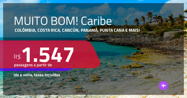 MUITO BOM!!! Passagens para o COLÔMBIA: Aruba, Bahamas, Colômbia, Costa ...