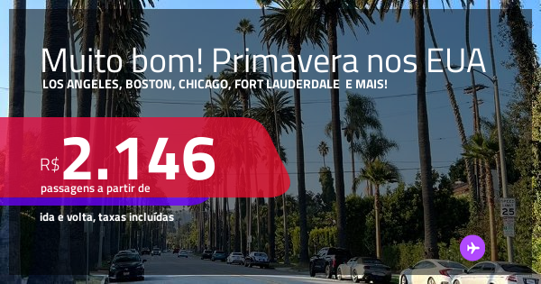 MUITO BOM!!! Passagens para a PRIMAVERA nos ESTADOS UNIDOS: Boston ...